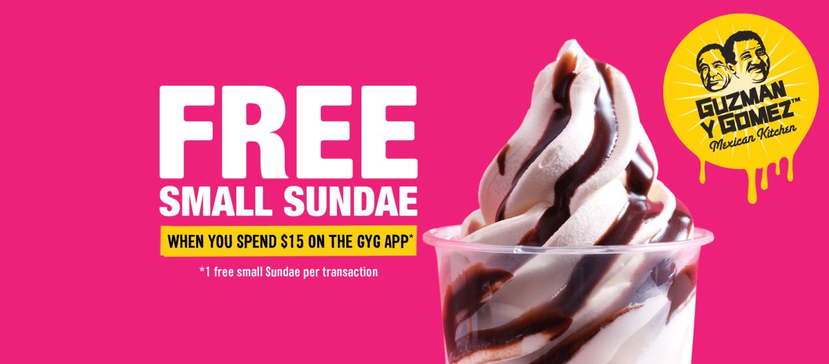Free Small Sundae🍦 | Guzman y Gomez