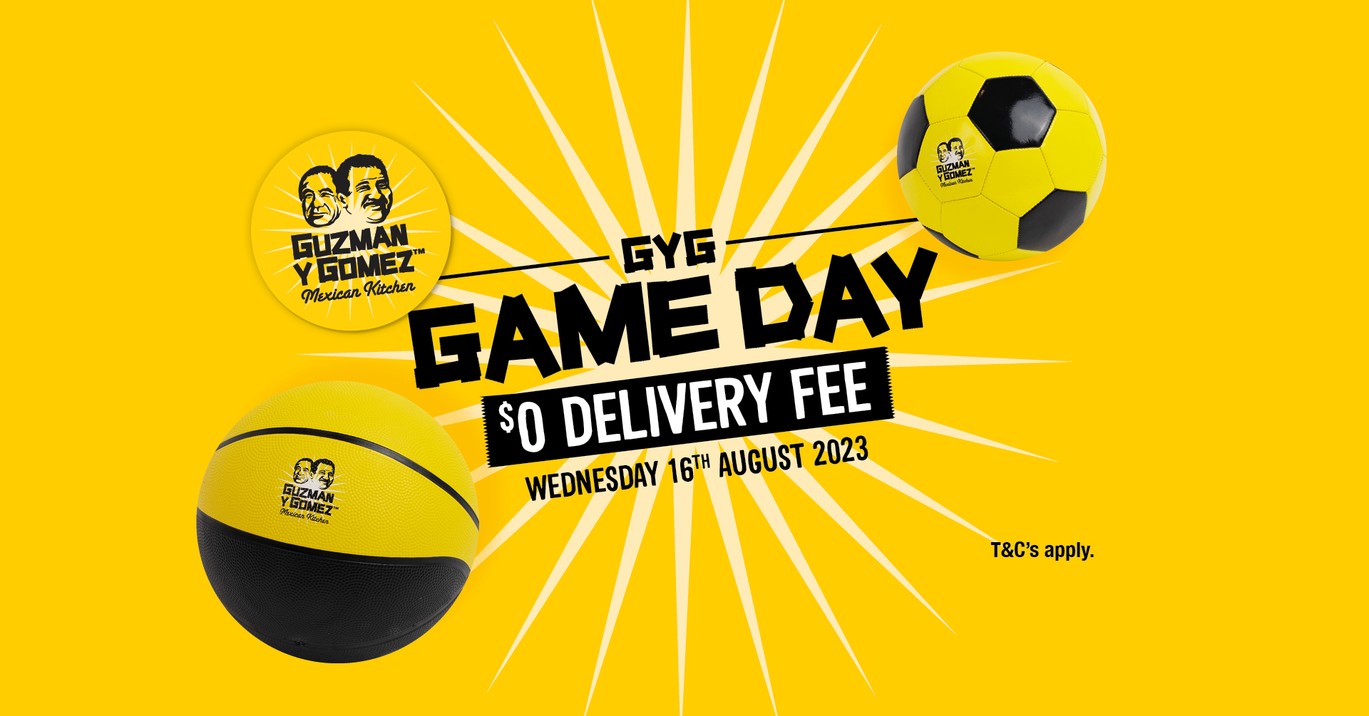 Game Day FREE Delivery | Guzman y Gomez