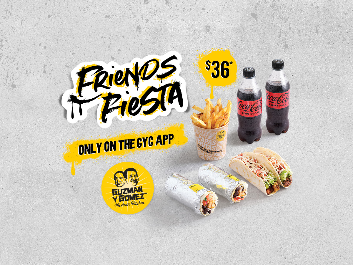 GYG's NEW Friends Fiesta App Bundle! | Guzman y Gomez