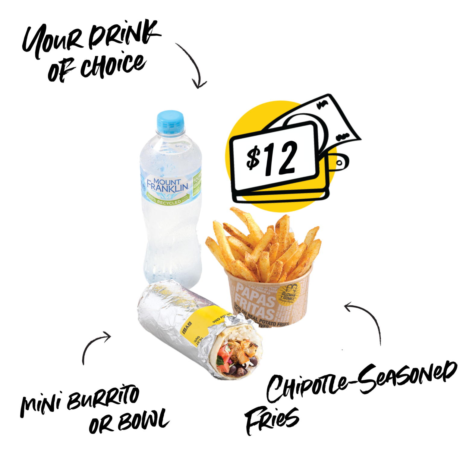 $12 Chicken Mini Meal | Guzman y Gomez