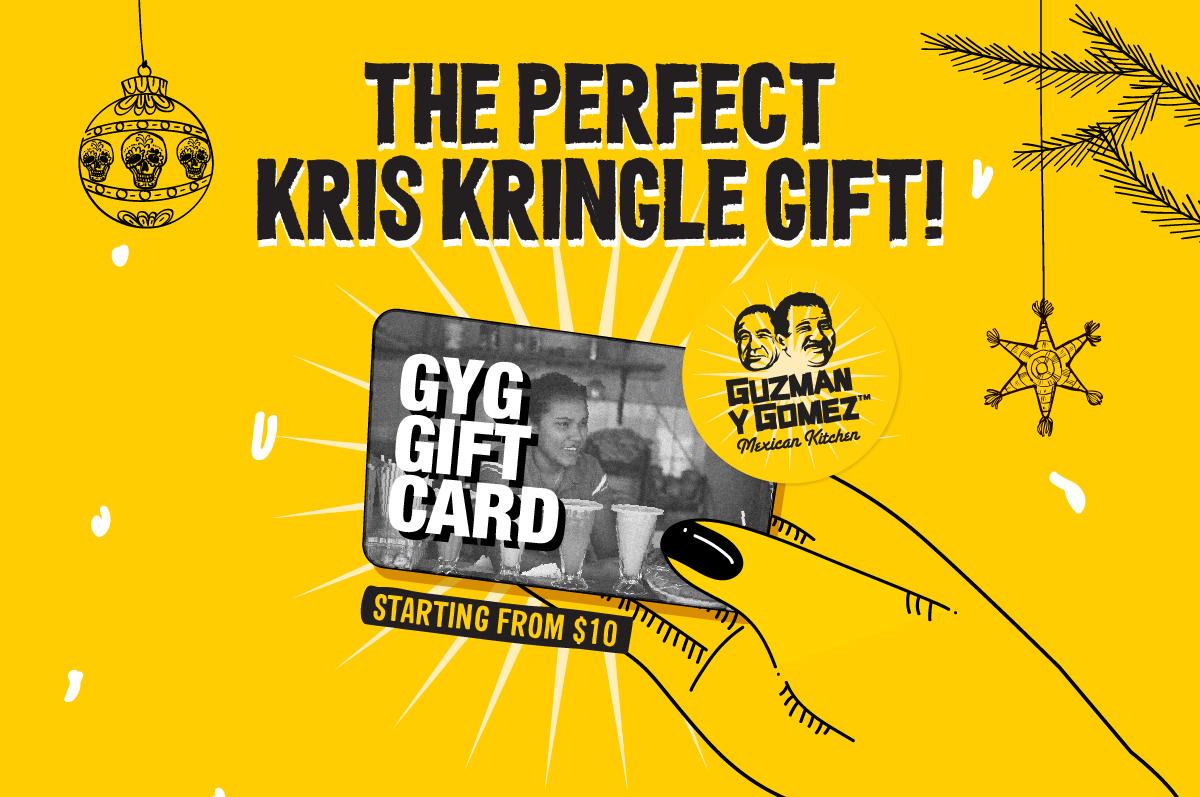 a GYG Gift Card – the perfect present! 🤩 - GYG Mexican Kitchen