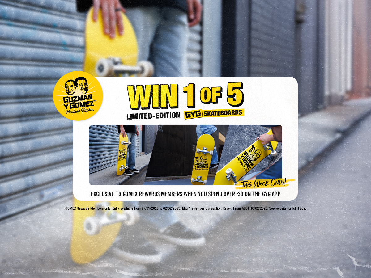 GYG Summer Merch Giveaway | Guzman y Gomez