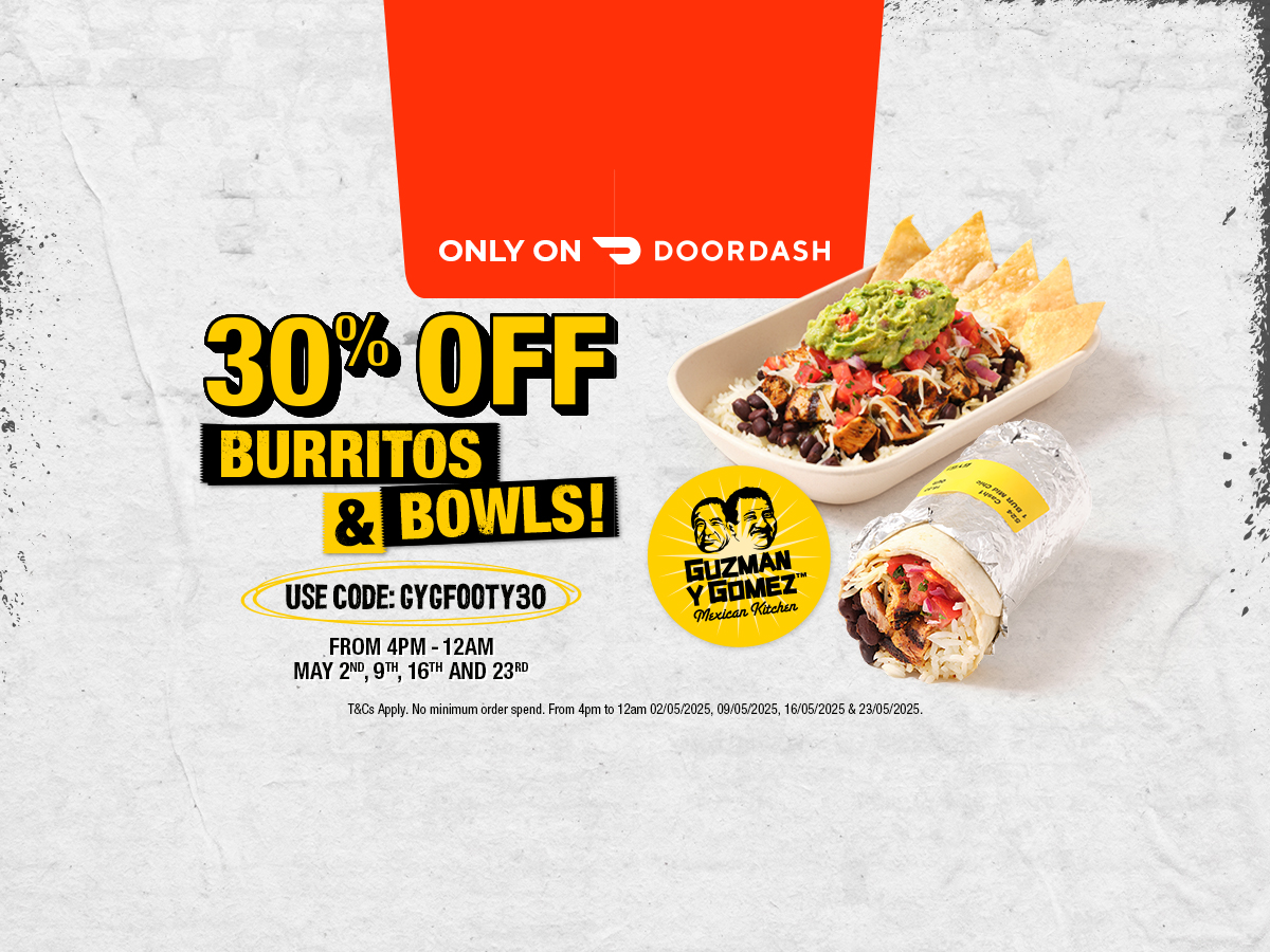 30% OFF BURRITOS & BOWLS DOORDASH PROMO!!! - GYG Mexican Kitchen