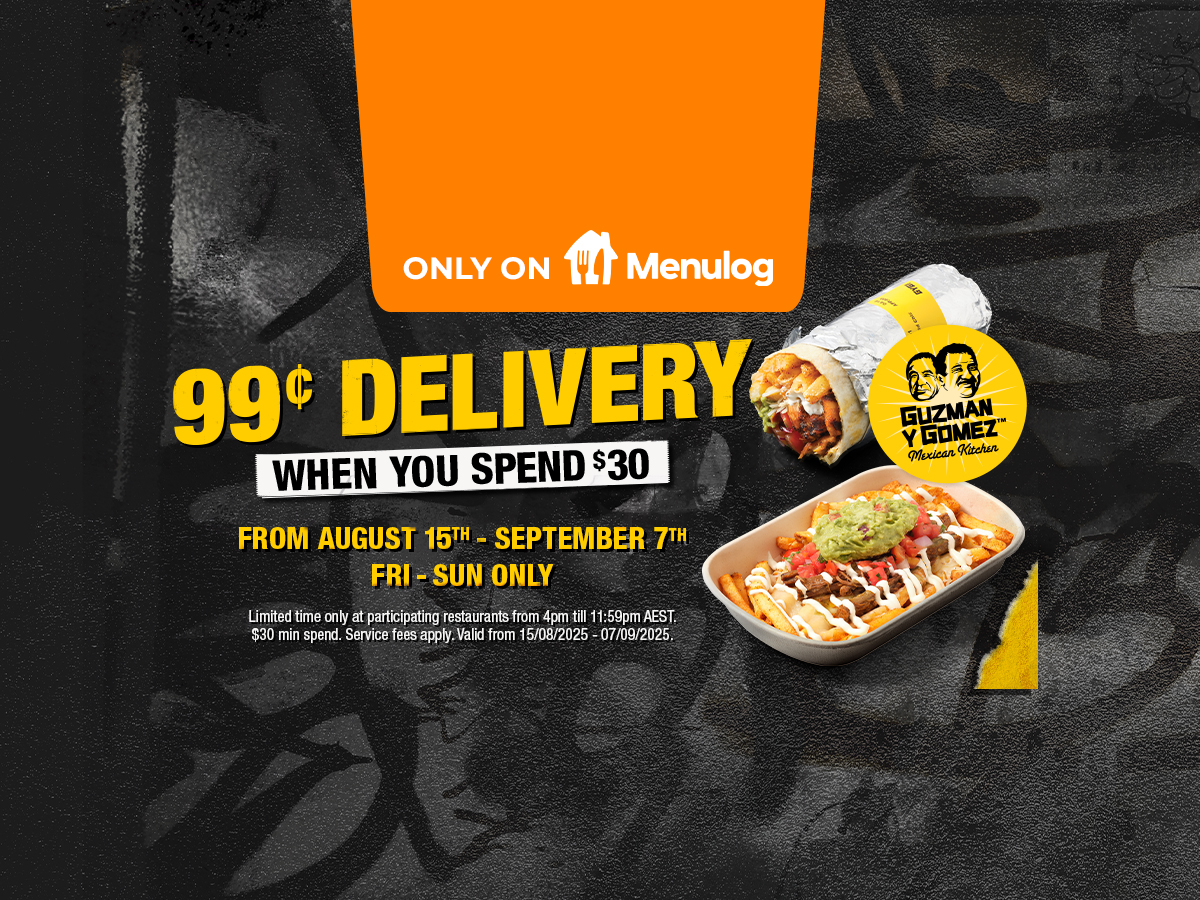 99c GYG Delivery on Menulog - GYG Mexican Kitchen