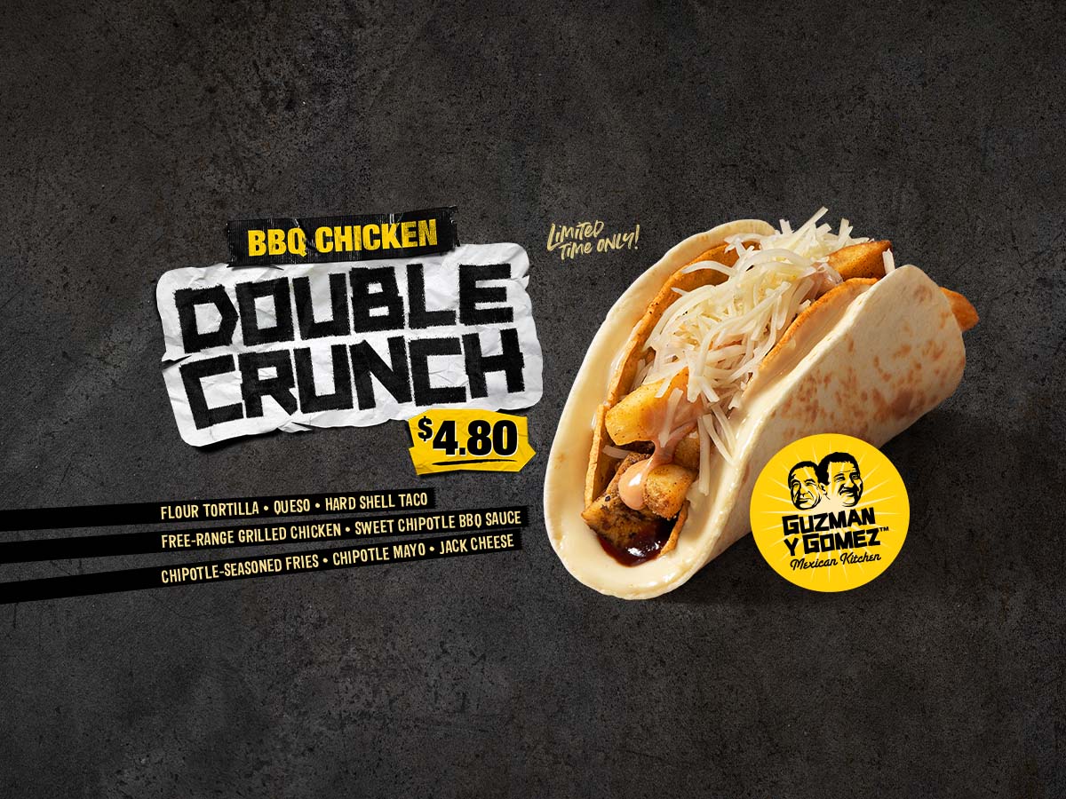 🚨NEW PRODUCT ALERT: BBQ Chicken Double Crunch 🌮 - GYG Mexican Kitchen