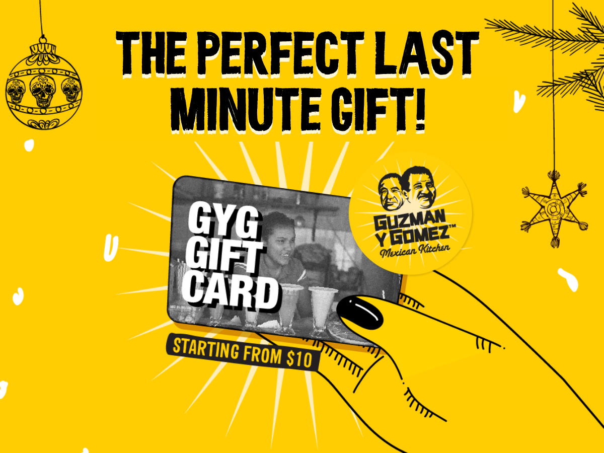 Last Minute Gifting? Give the Gift of GYG! 🎄🙌 - GYG Mexican Kitchen